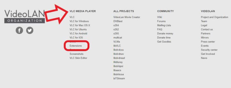 VLC media playerのエクステンション追加方法 | ニビキツネ